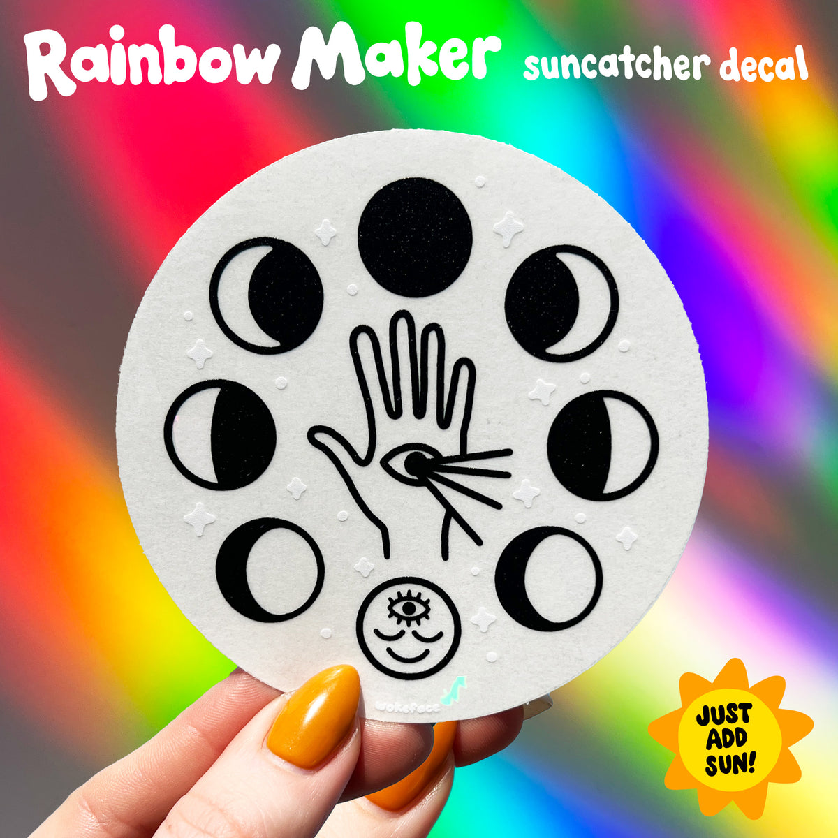 Moon Phases Rainbow Maker – Wokeface