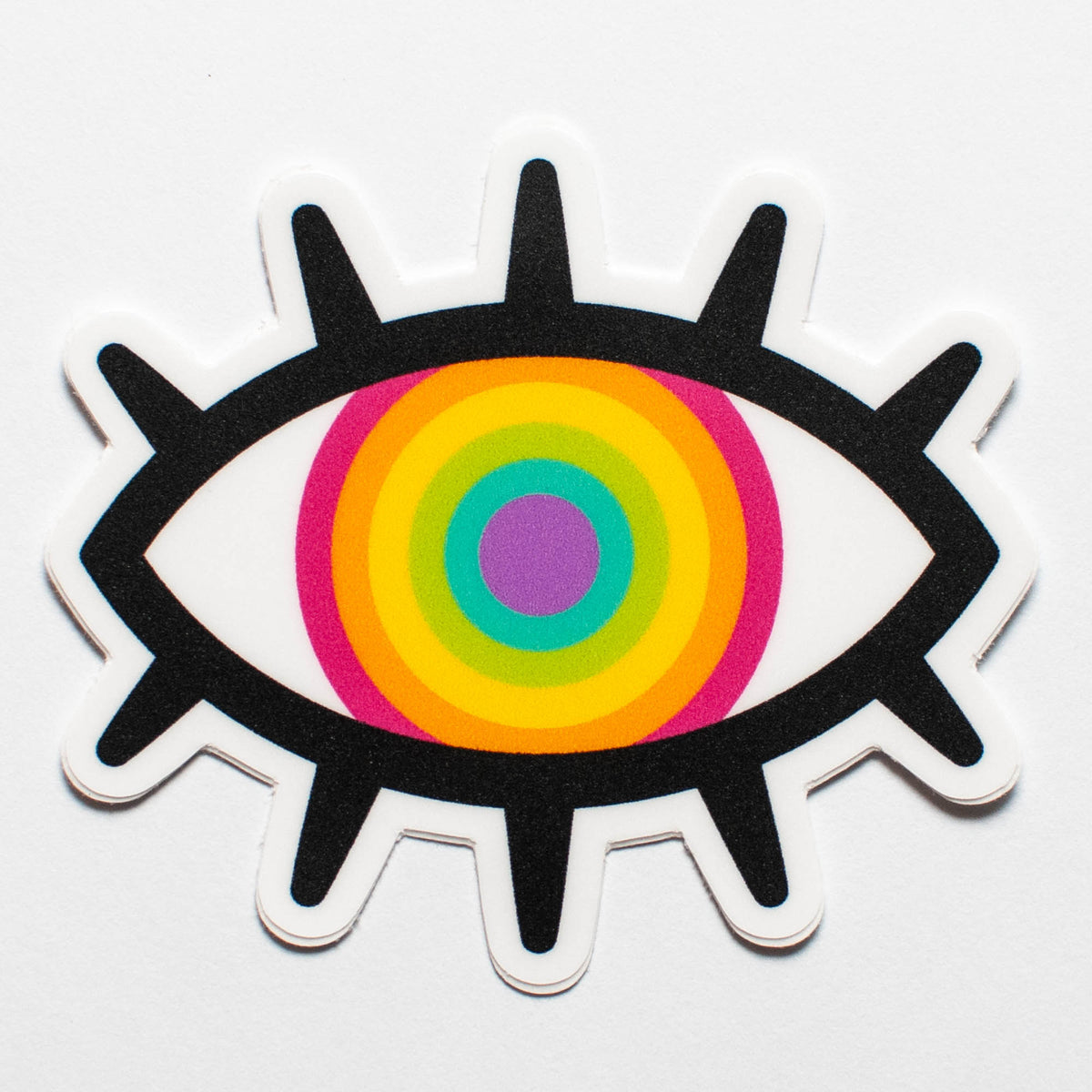 Rainbow Eye Sticker – Wokeface