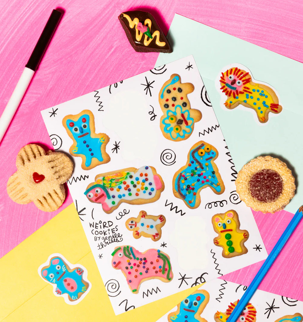 Weird Cookies Sticker Sheet – Wokeface