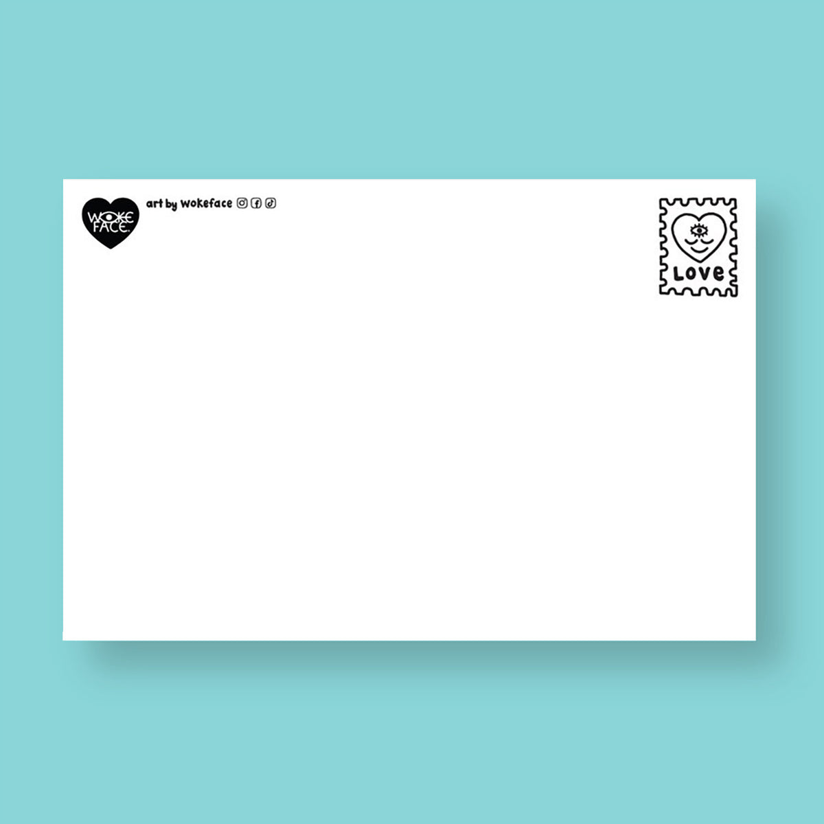 Feelings Chart Postcard – Wokeface