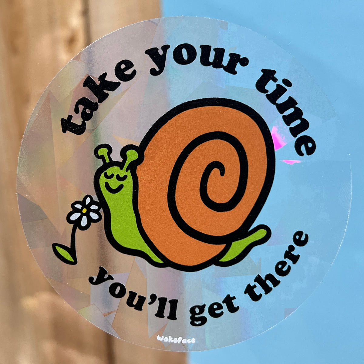 Take Your Time Snail Rainbow Maker – Wokeface